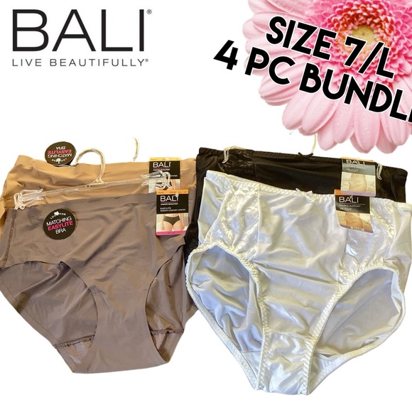 Bali | Intimates & Sleepwear | Bali 4 Pc Bundle Hi Cut Double Support ...